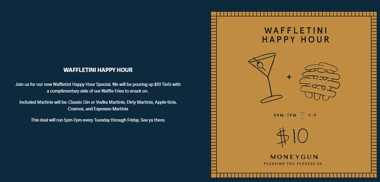 Moneygun in West Loop Chicago Happy Hour - HHRevolution